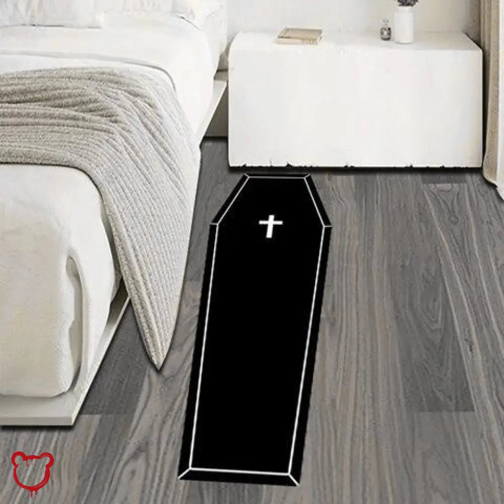 "160cm Black Coffin Rug" – The Cursed Closet