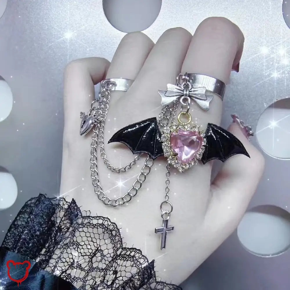 Angel Bat Wings Ring – The Cursed Closet