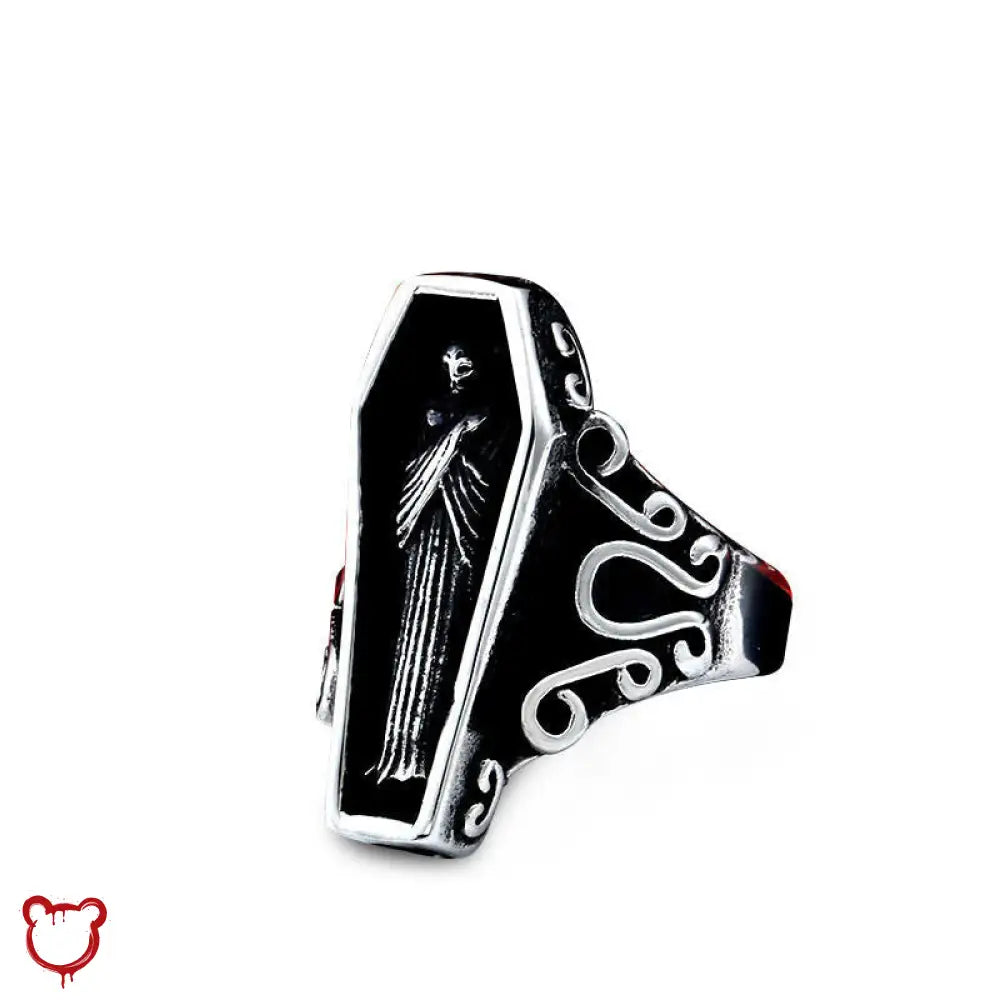 Gothic Skull Ring - Undertaker – The Cursed Closet