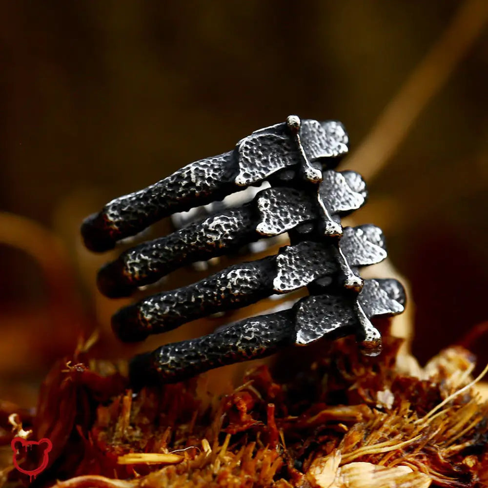 Skull Butterfly Bones Ring – The Cursed Closet